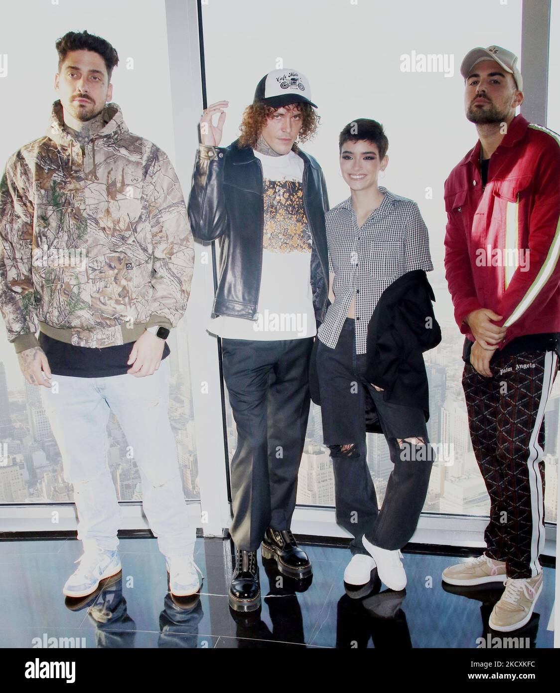 Cheat Codes and Dixie D'Amelio at the Empire State Building Grand ...