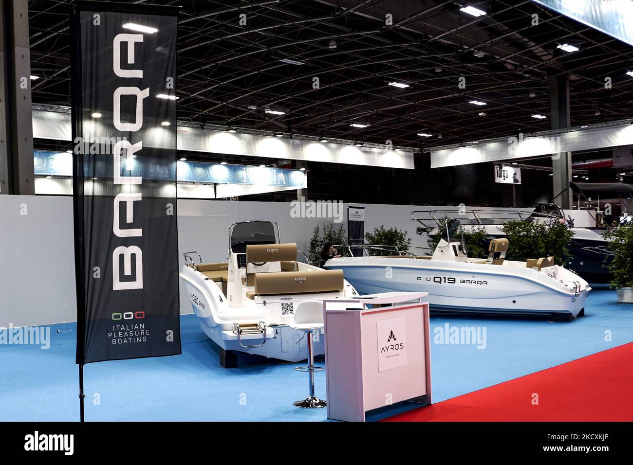 Italian Brand BARQA shows the models Q20 and Q19 at the Nautic Festival ...