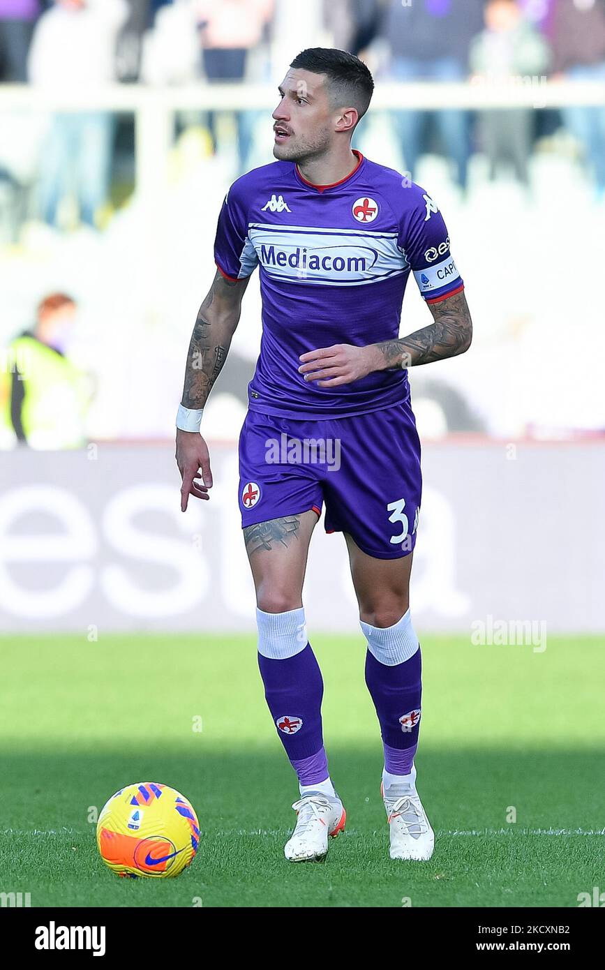 Cristiano Biraghi of ACF Fiorentina during the Serie A match between ...