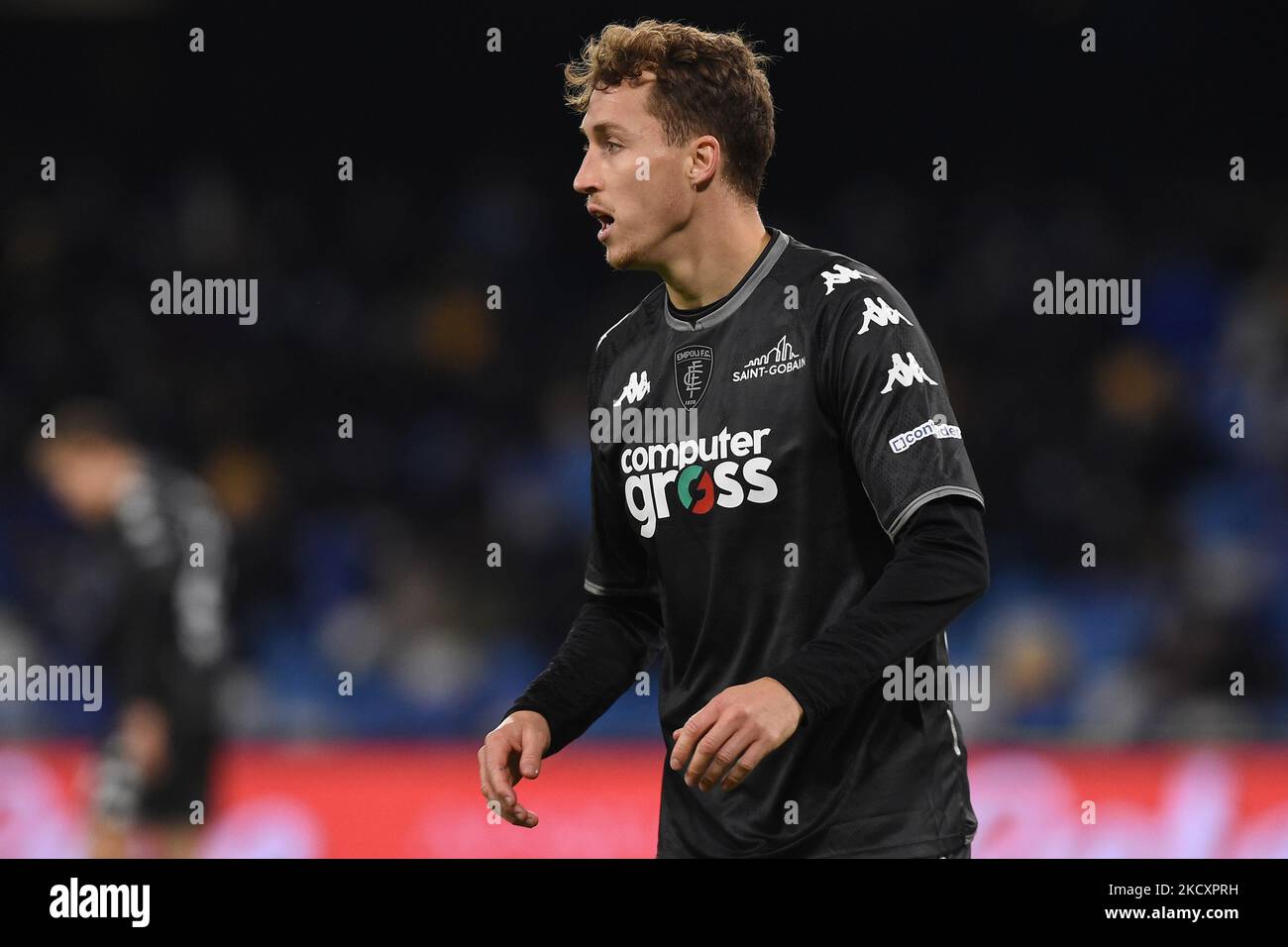 Nicolas Haas of Empoli FC during the Serie A match between SSC Napoli ...