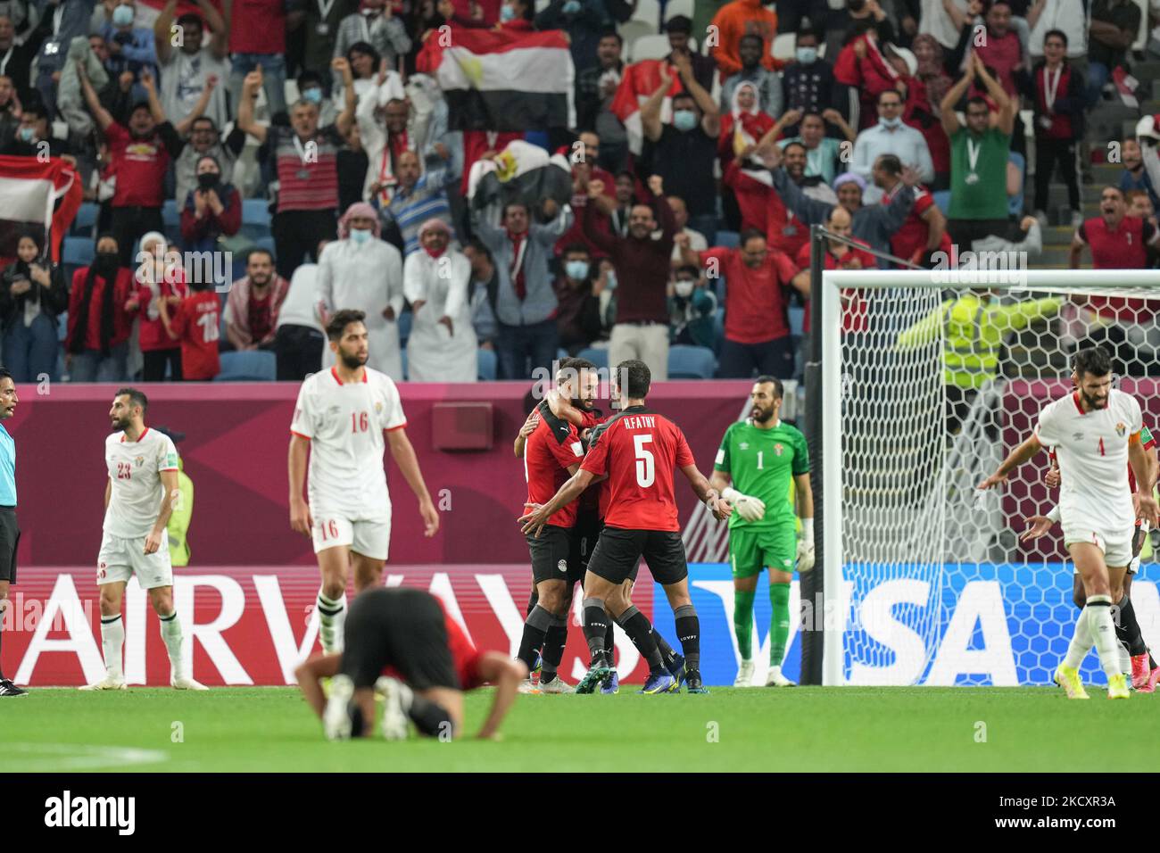 (10) MARWAN HAMDY of Egypt team celebrate after score first goal during ...
