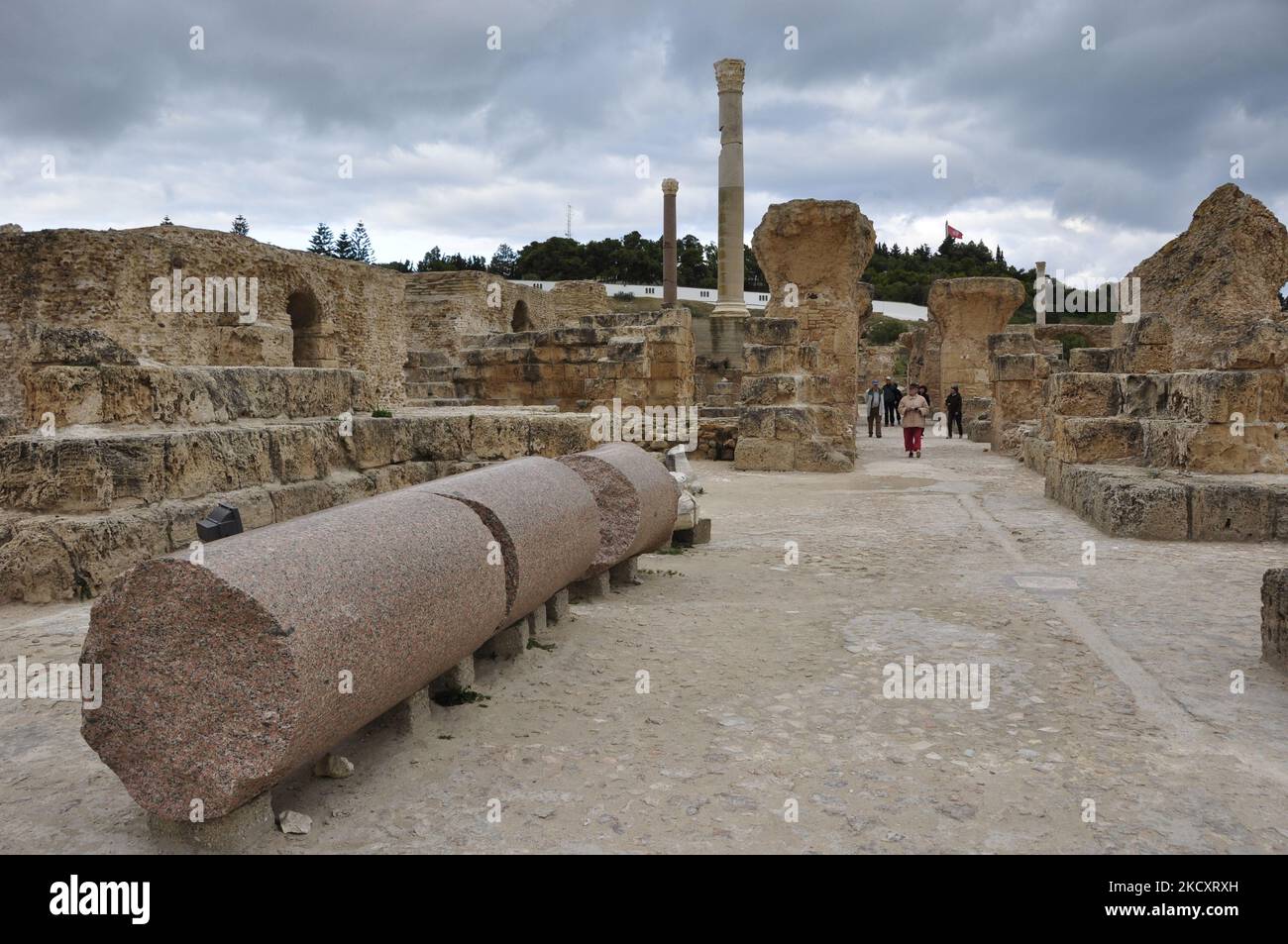 Tunisia: The ancient ruins of Karthago Stock Photo - Alamy