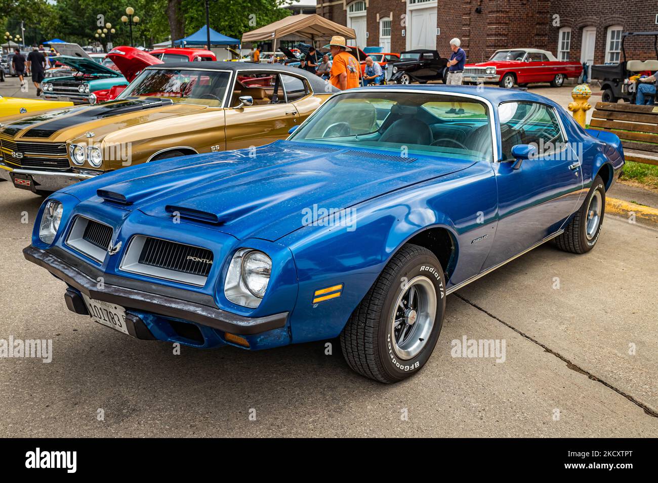 Des Moines, IA - July 01, 2022: High perspective front corner view of a ...