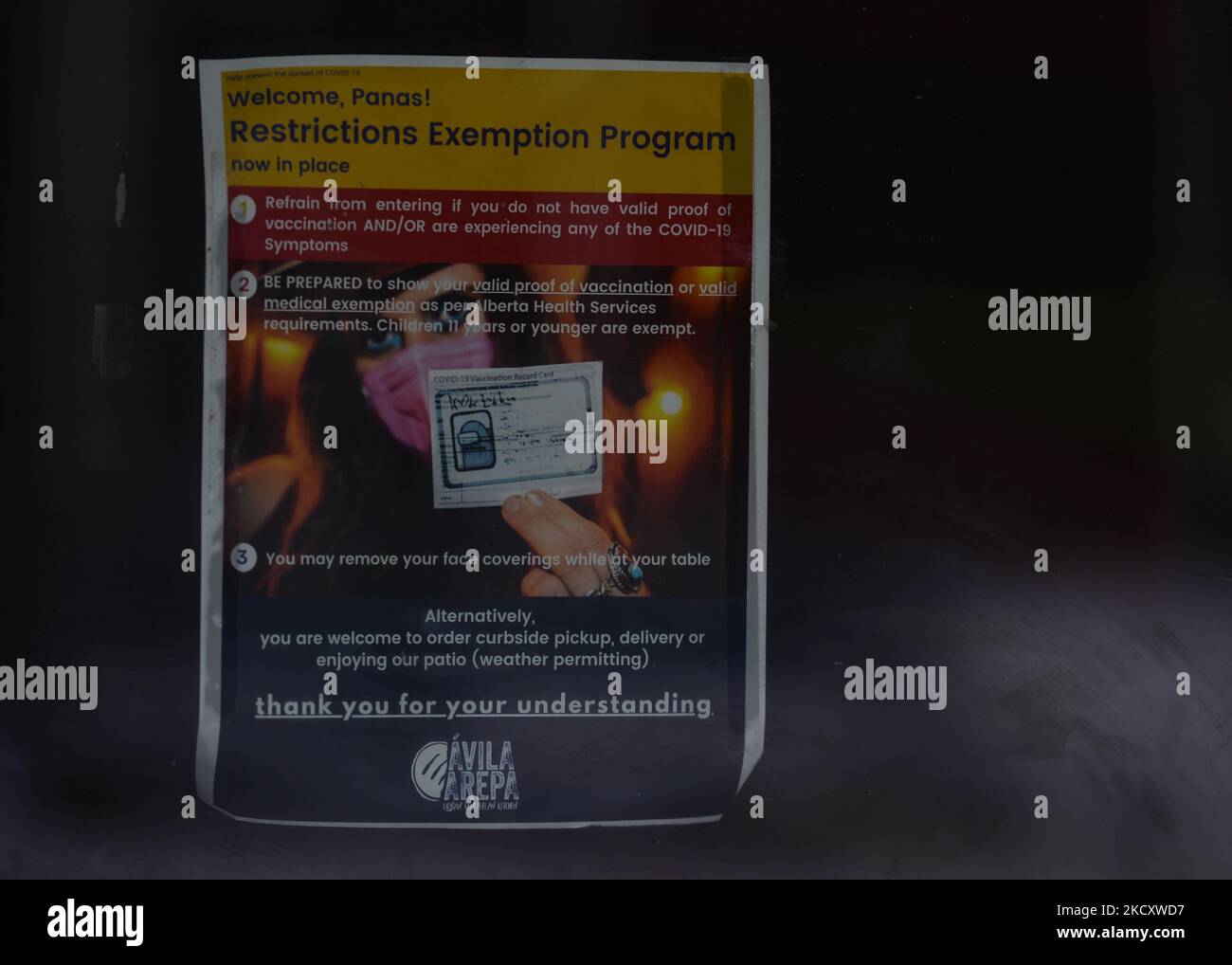 Poster restrictions exemption program hi-res stock photography and ...