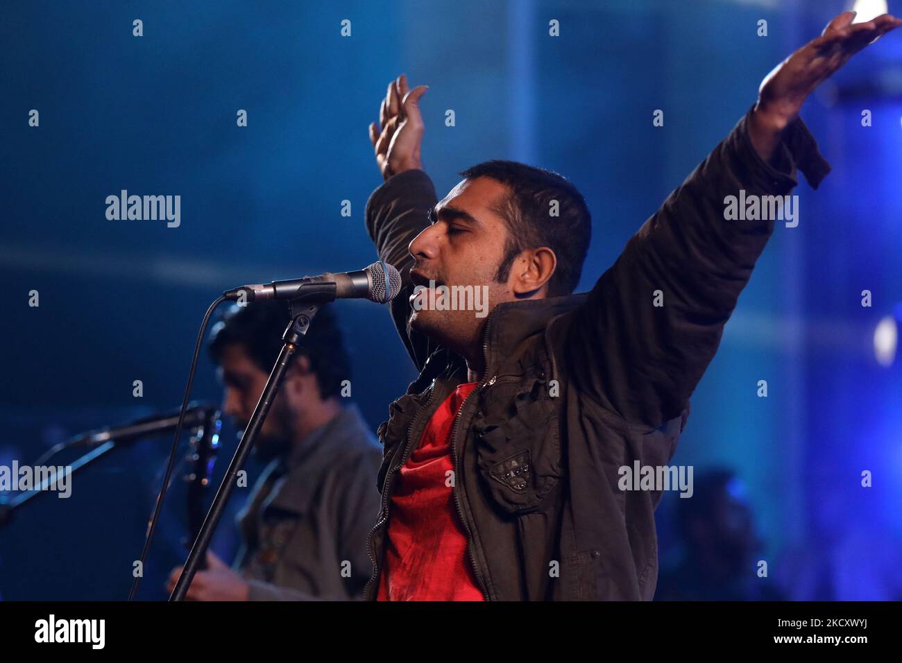 Bangladeshi band during a performance on the centenary celebration of ...