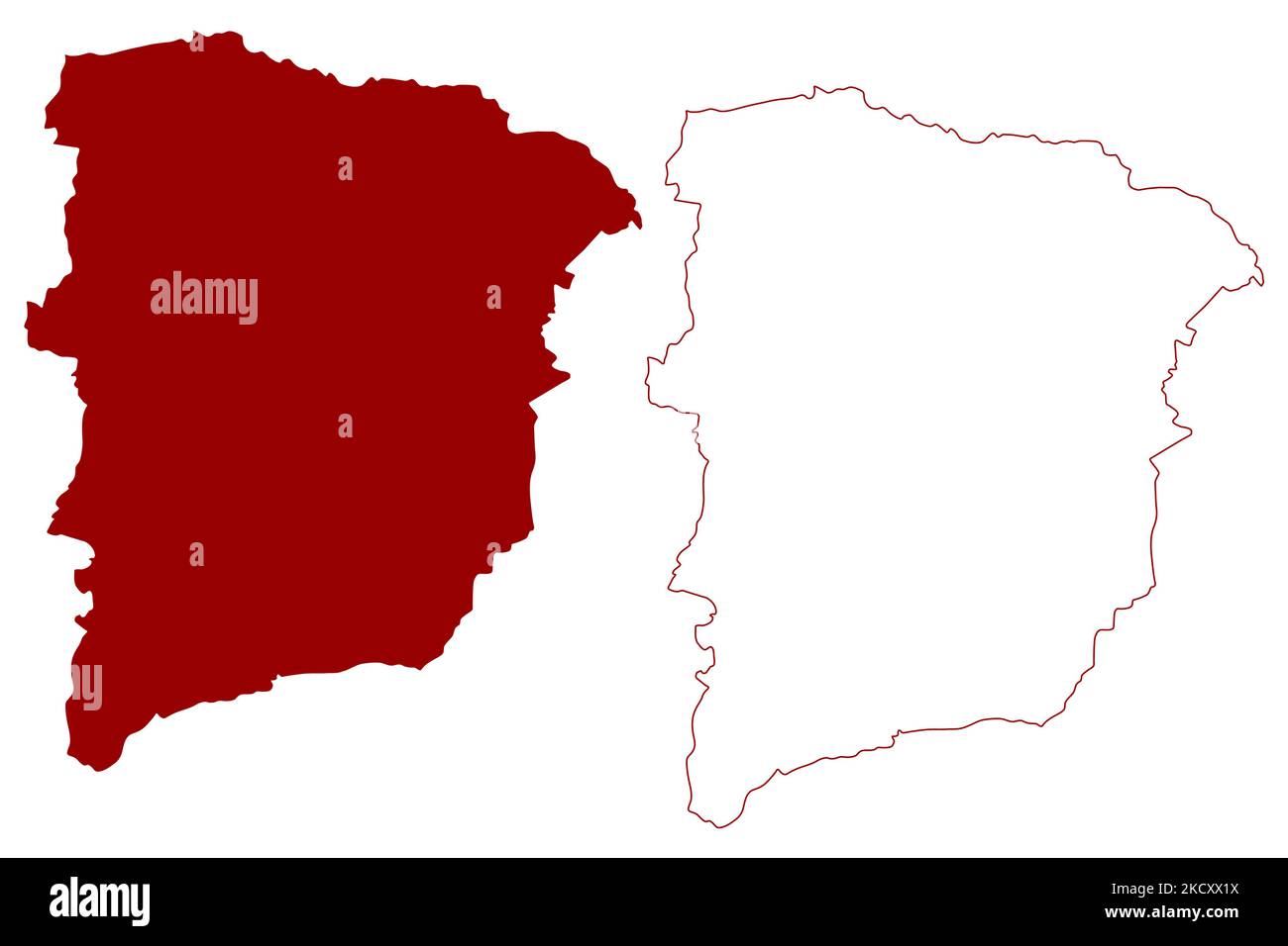 Map of hart Stock Vector Images - Alamy