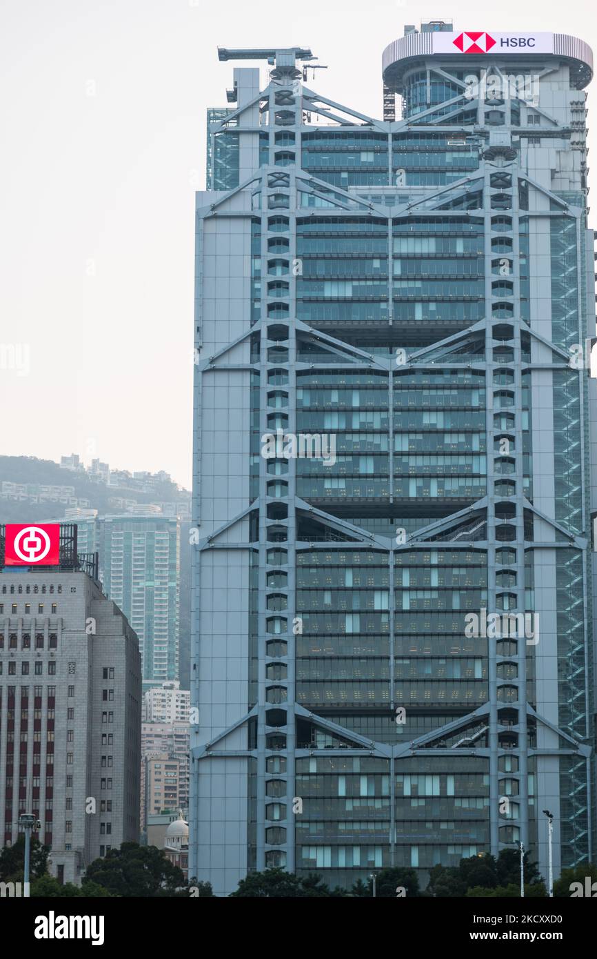 Hong Kong, China, 13 Dec 2021, The HSBC Hong Kong Headquarters in ...
