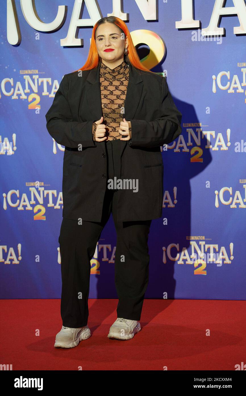 Andrea Compton attends the photocall of the presentation of the film ...
