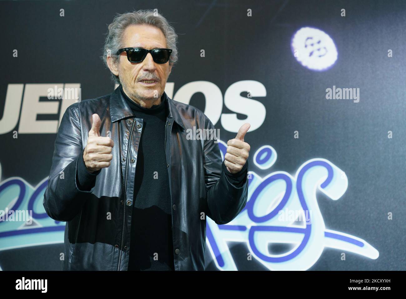 Spanish singer Miguel Rios attends the Rock & Rios album 40th ...