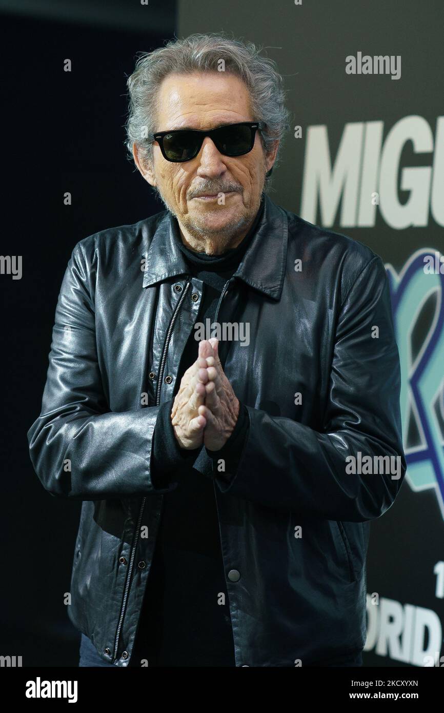 Spanish singer Miguel Rios attends the Rock & Rios album 40th ...