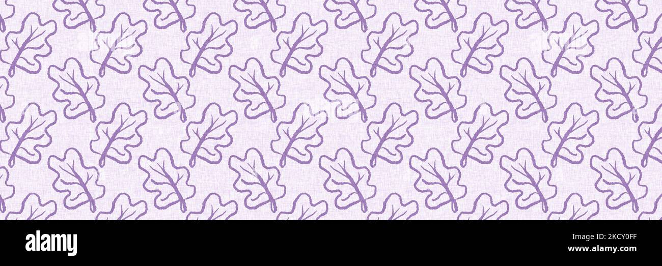 Gender neutral foliage leaf seamless raster border. Simple whimsical 2 ...