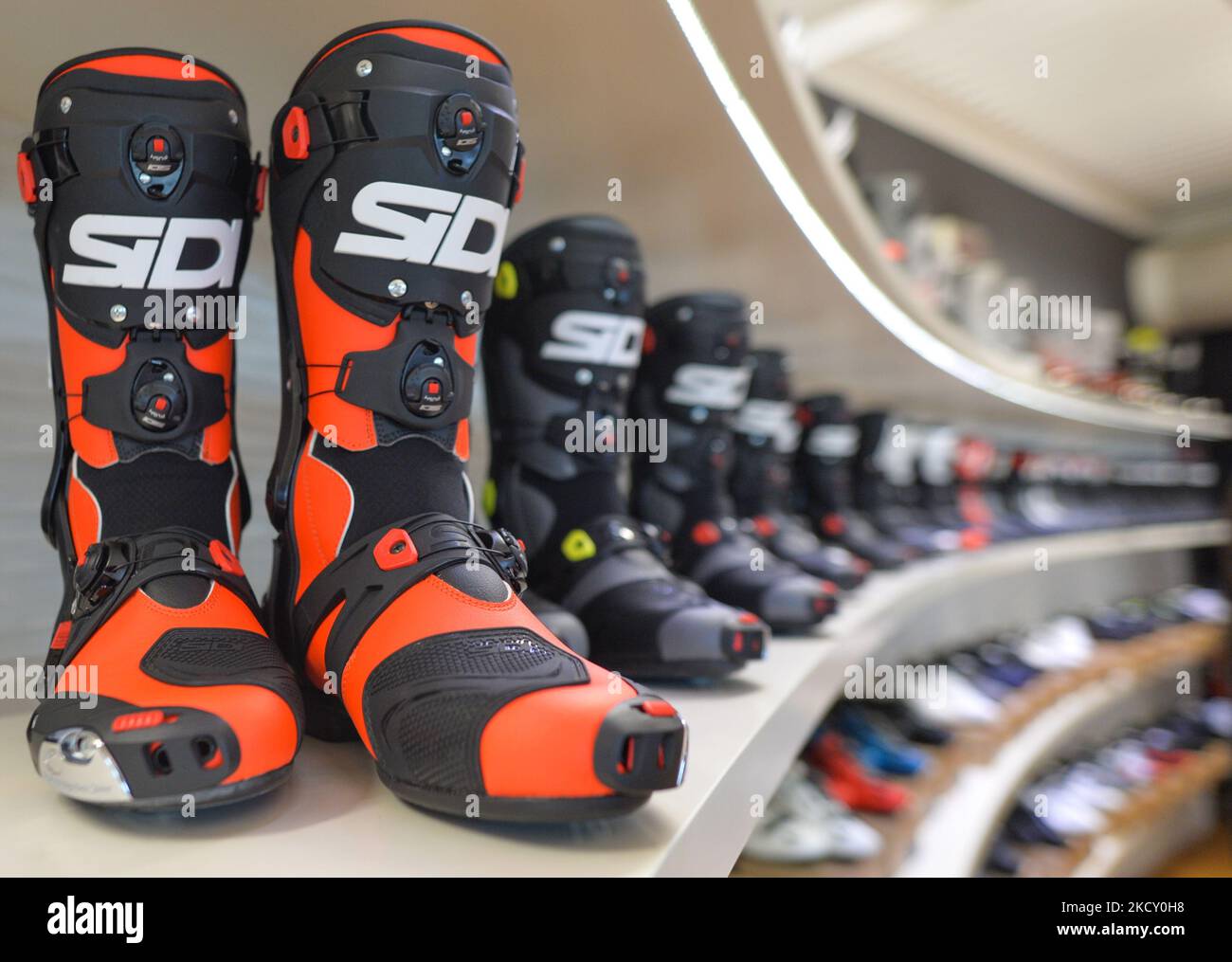 Sidi motorsport shoes hi-res stock photography and images - Alamy