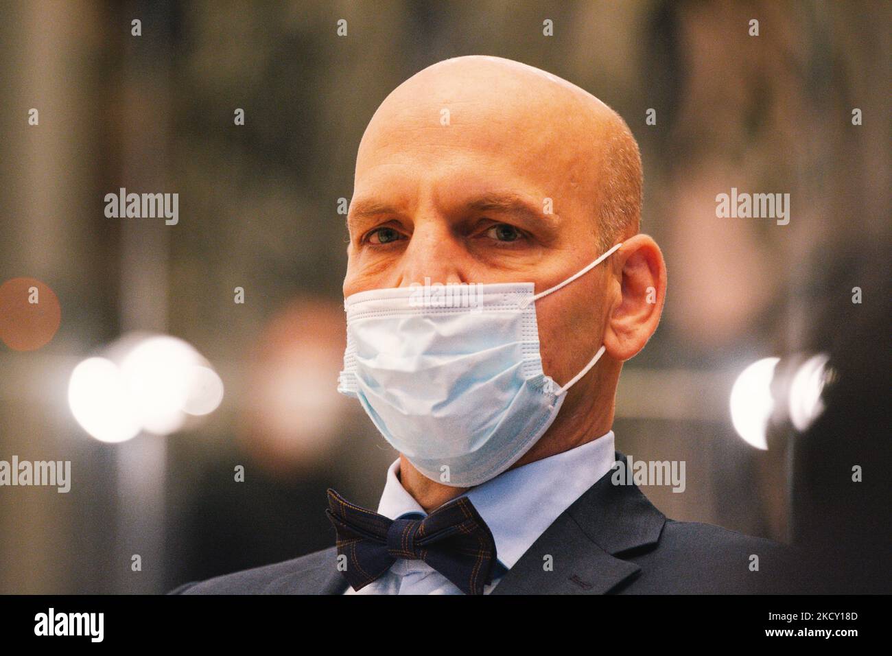 Nobel Prize winner Professor Dr. Benjamin List is seen in cologne town ...