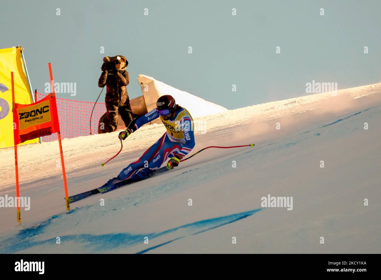 Matthieu Bailet (FRA) during the alpine ski race 2021 FIS Ski World Cup ...