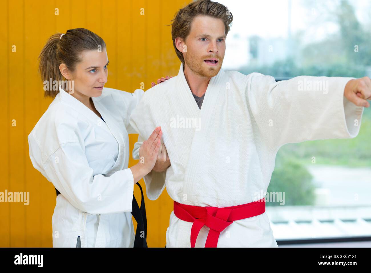 portrait of people and martial arts karate Stock Photo - Alamy