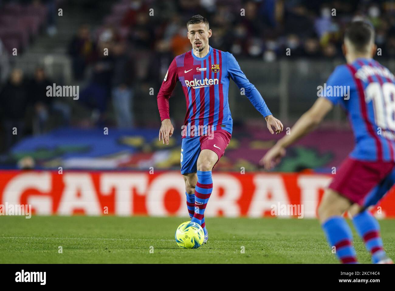 15 Clement Lenglet of FC Barcelona during the La Liga Santander match ...