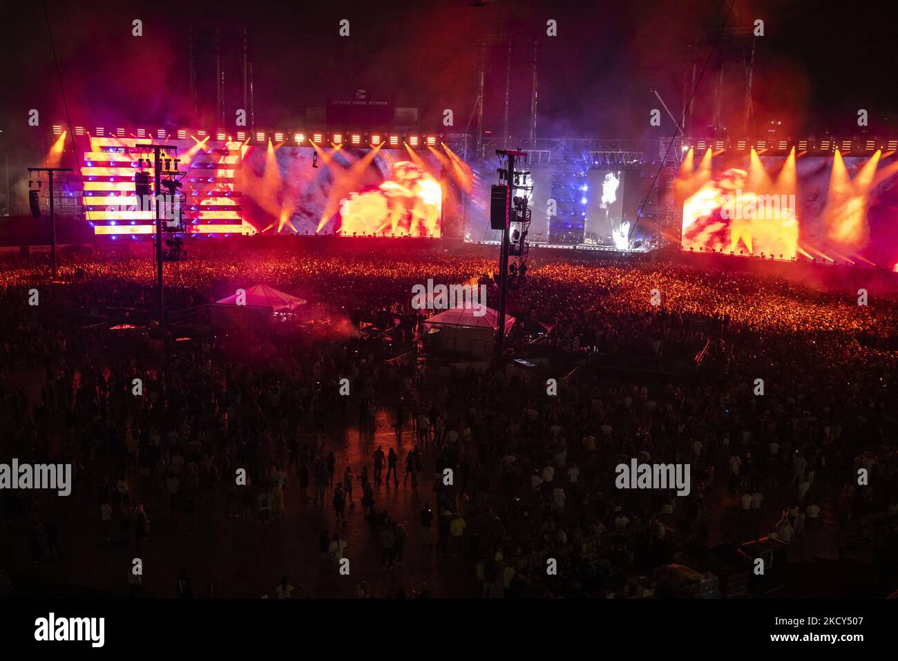 Bad Bunny concert at the Hiram Bithorn stadium, in San Juan, Puerto ...