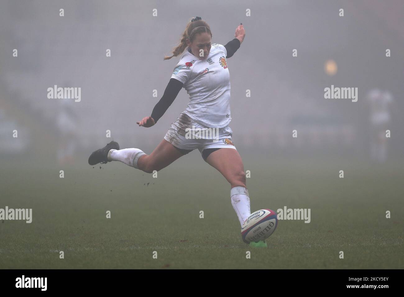 Exeter Chiefs' Megan Foster during the WOMEN'S ALLIANZ PREMIER 15S ...