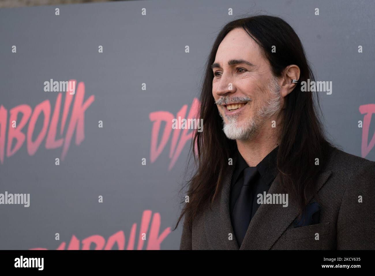 Manuel Agnelli attends the photocall of the movie "Diabolik" at The ...