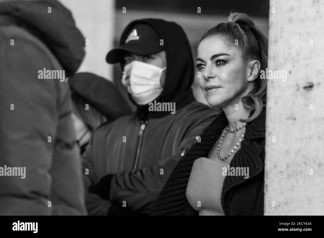 Actress claudia gerini Black and White Stock Photos & Images - Alamy