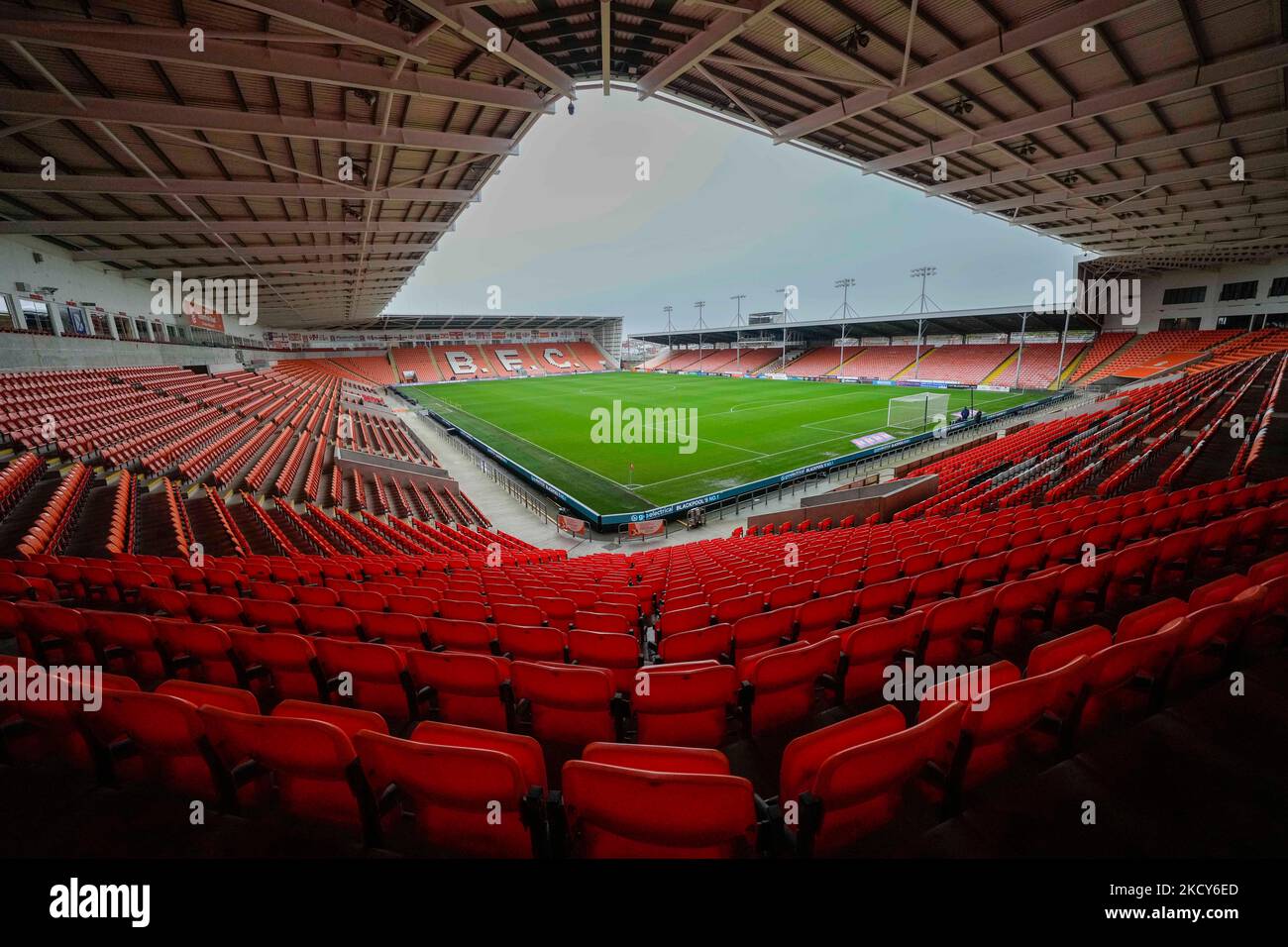 General view of Bloomfield Road Stadium before the Sky Bet Championship ...
