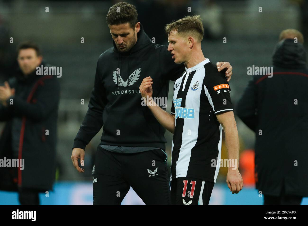 Jason Tindall, Newcastle United Assistant Head Coach, and Matt Ritchie ...