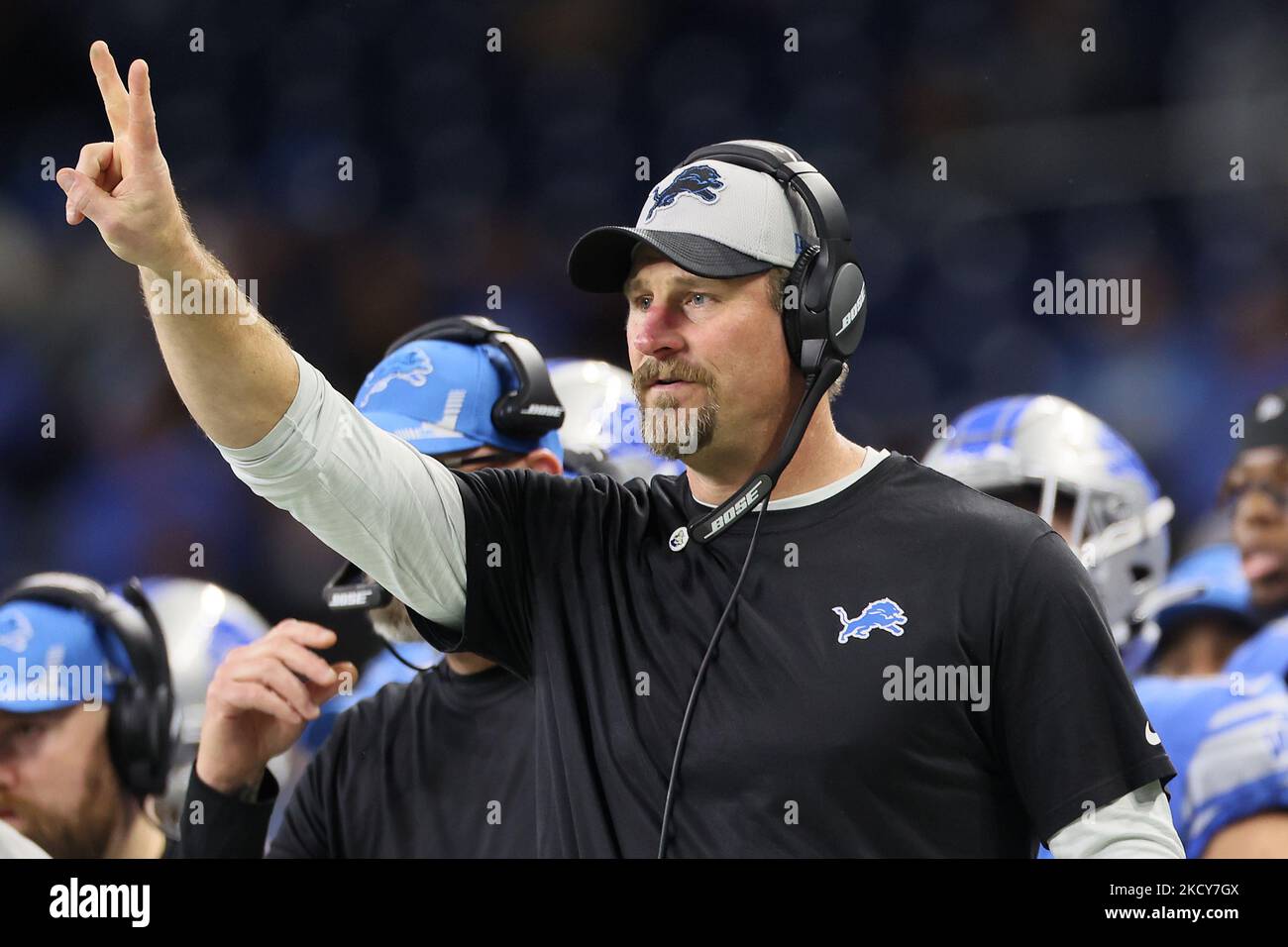 Dan campbell nfl hi-res stock photography and images - Alamy