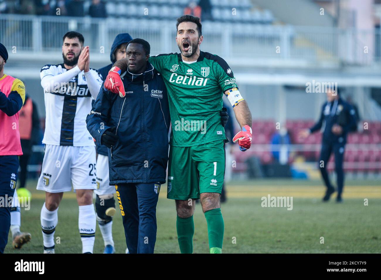 Us alessandria calcio vs parma calcio serie b hi-res stock photography ...