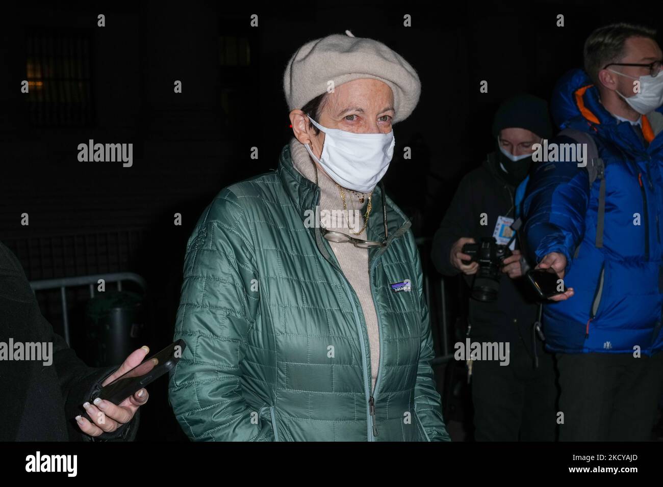 Isabel Maxwell, sister of Ghislaine Maxwell, exits the Thurgood ...