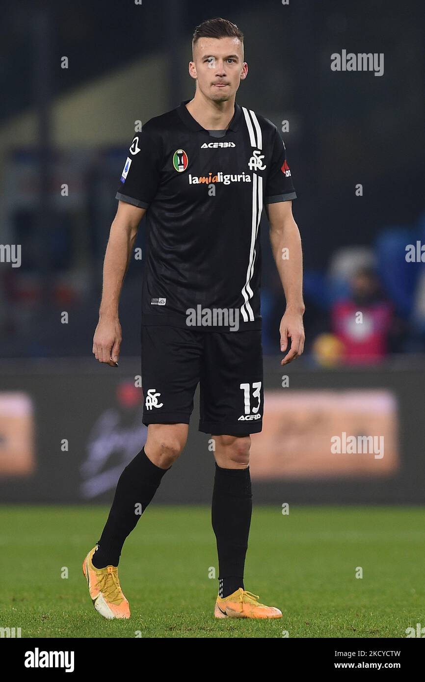 Arkadiusz Reca of Spezia Calcio during the Serie A match between SSC ...