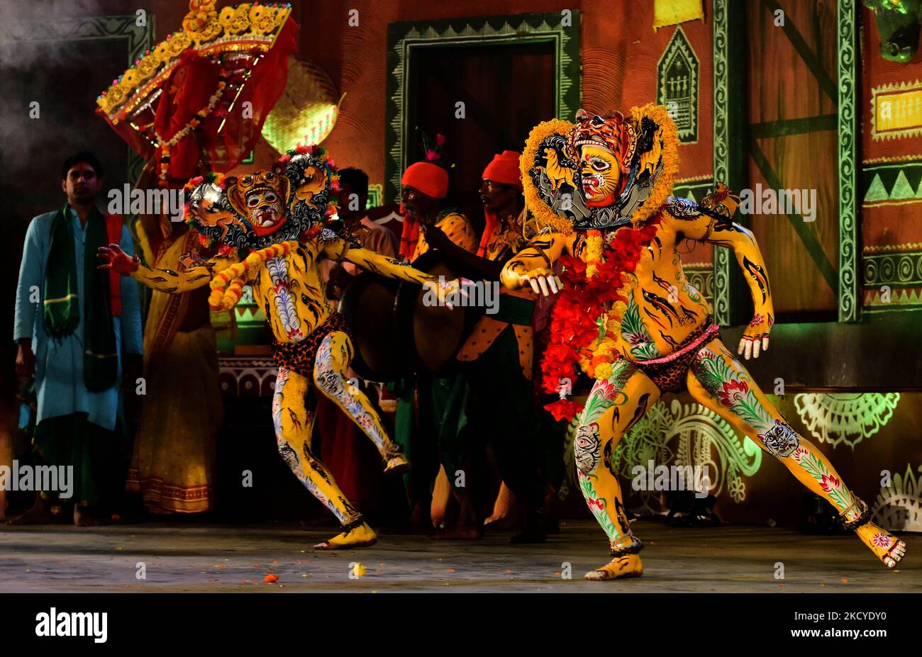 Traditional artist from south Odisha's Ganjam district paints and ...