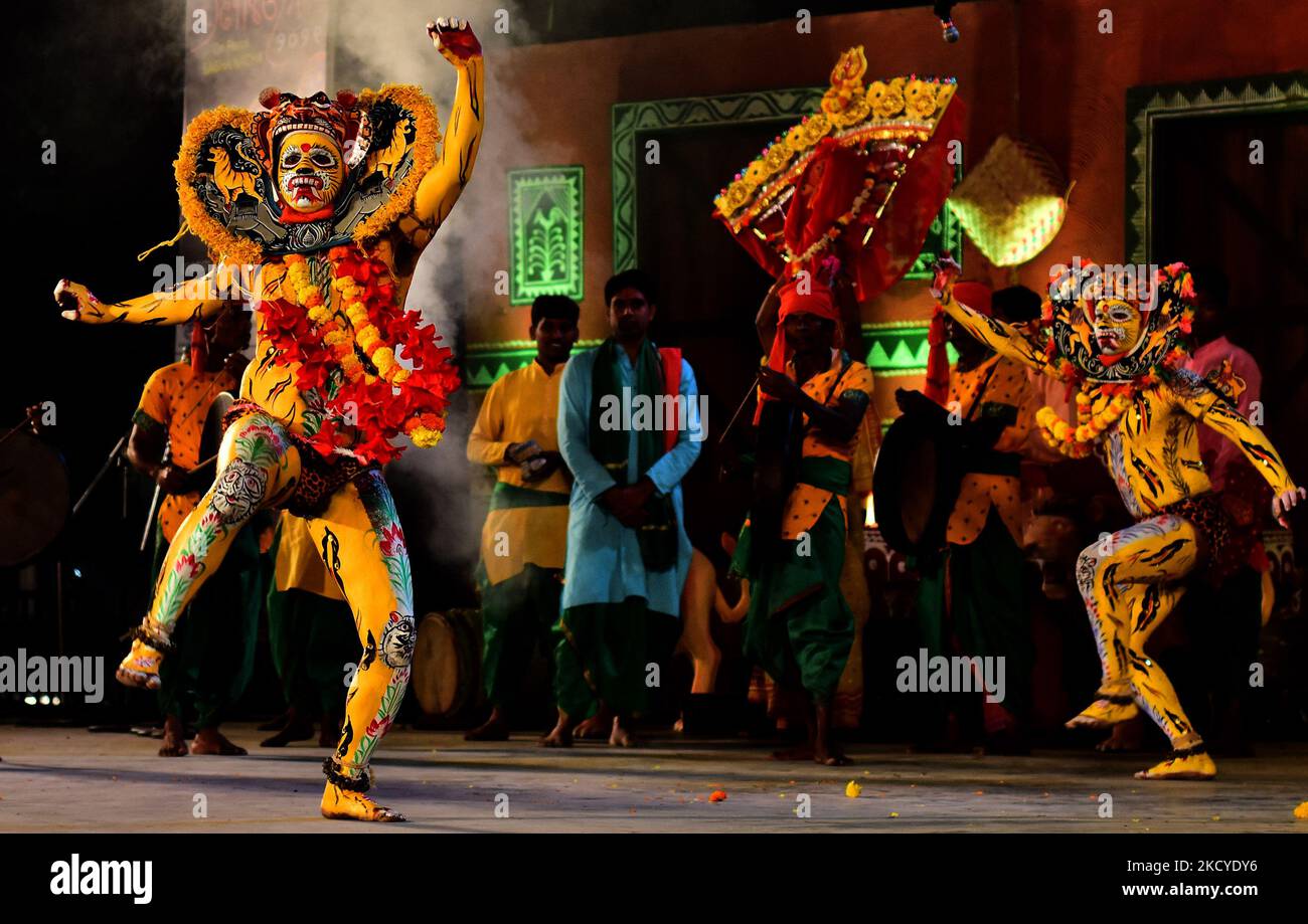 Traditional artist from south Odisha's Ganjam district paints and ...