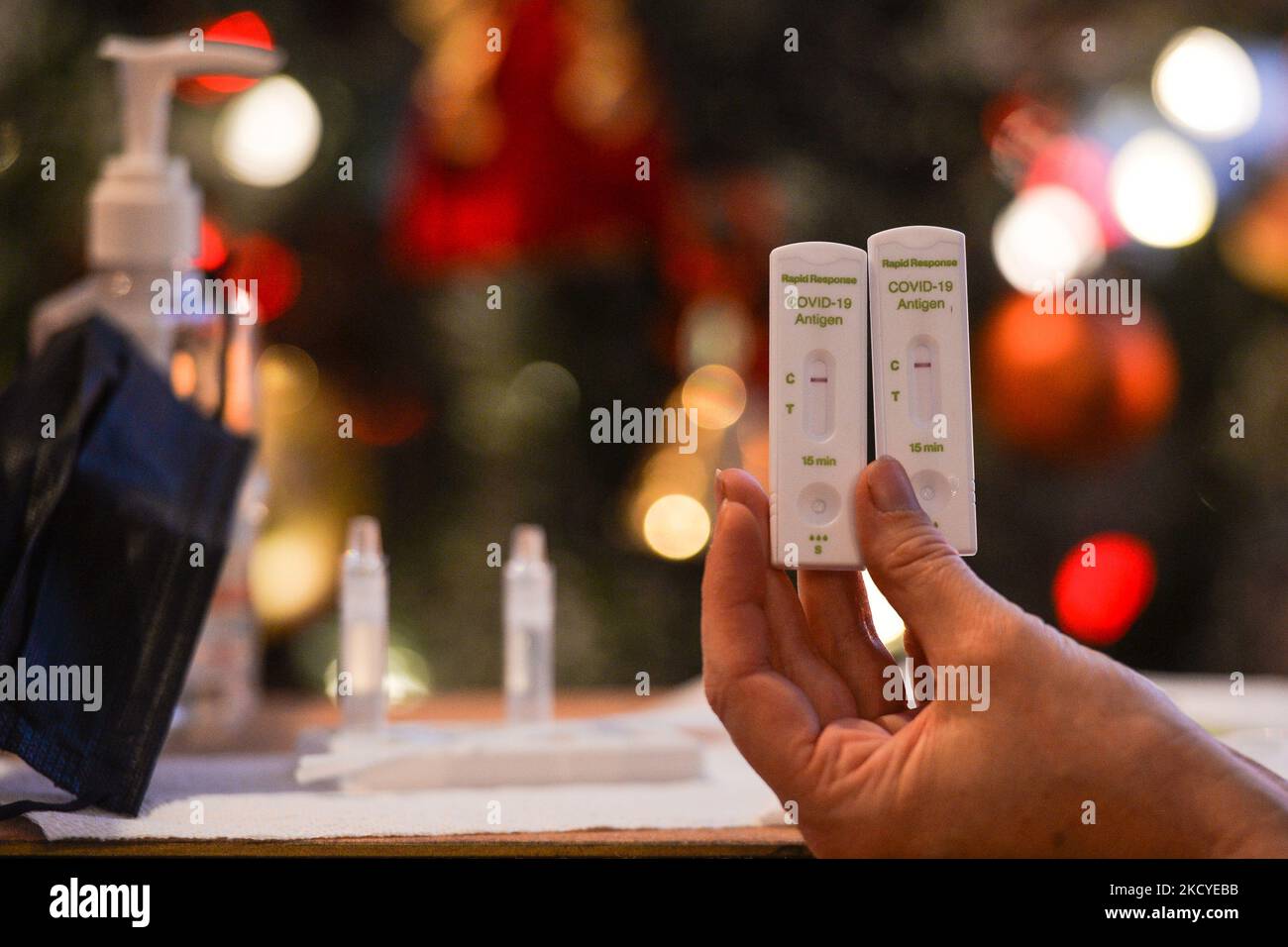 Two covid 19 antigen rapid test hi-res stock photography and images - Alamy