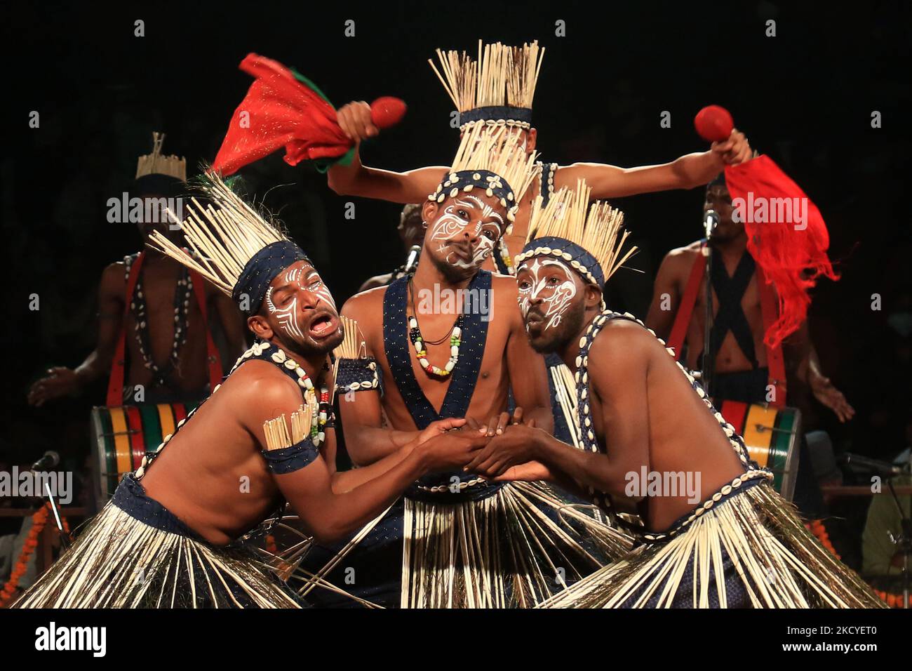 Traditional siddhi dhamal dance hi-res stock photography and images - Alamy