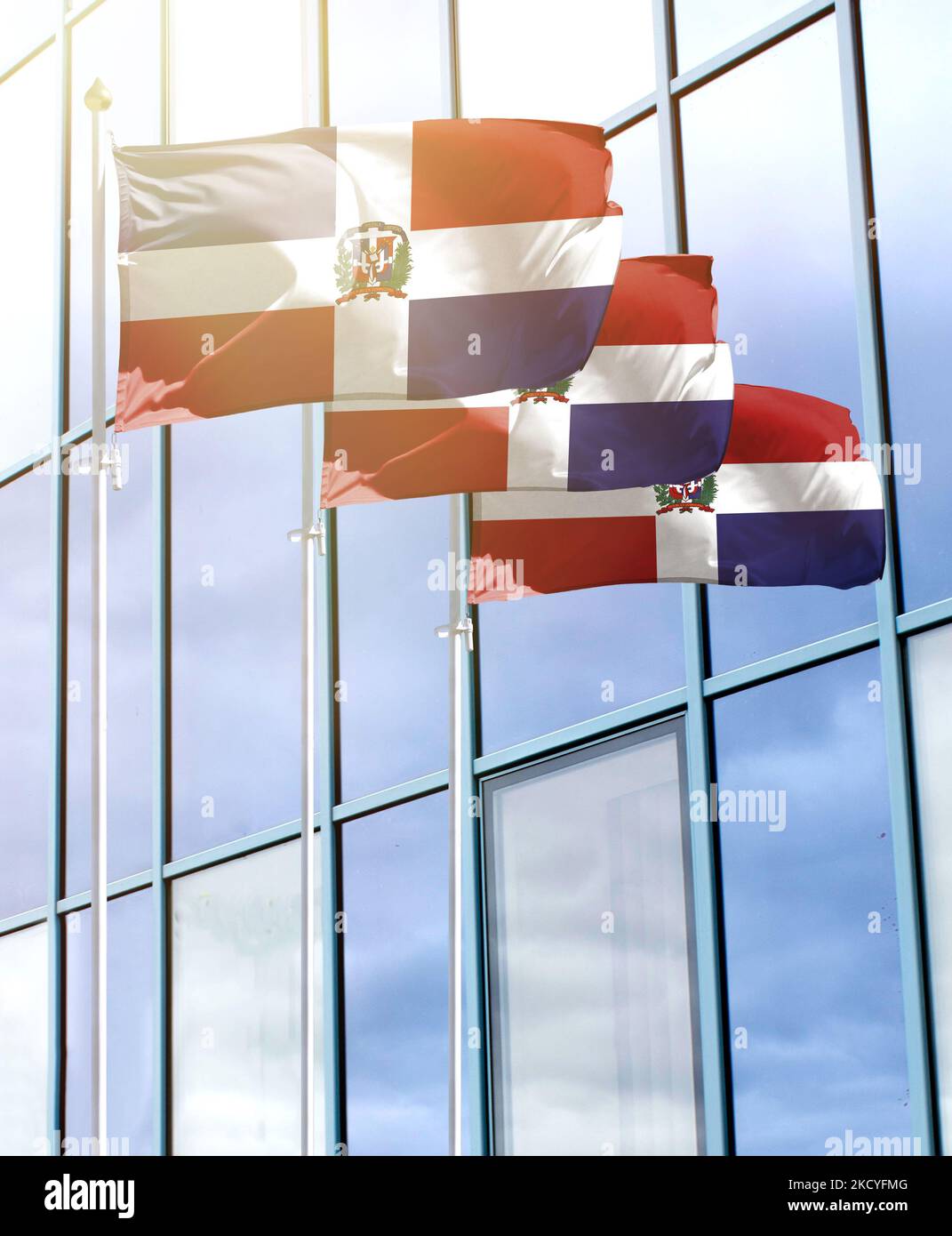 Ukraine dominican republic flag hi-res stock photography and images - Alamy