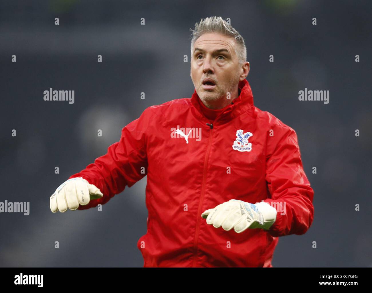 Dean Kiely Goalkeeper Coach during Premier League between Tottenham ...