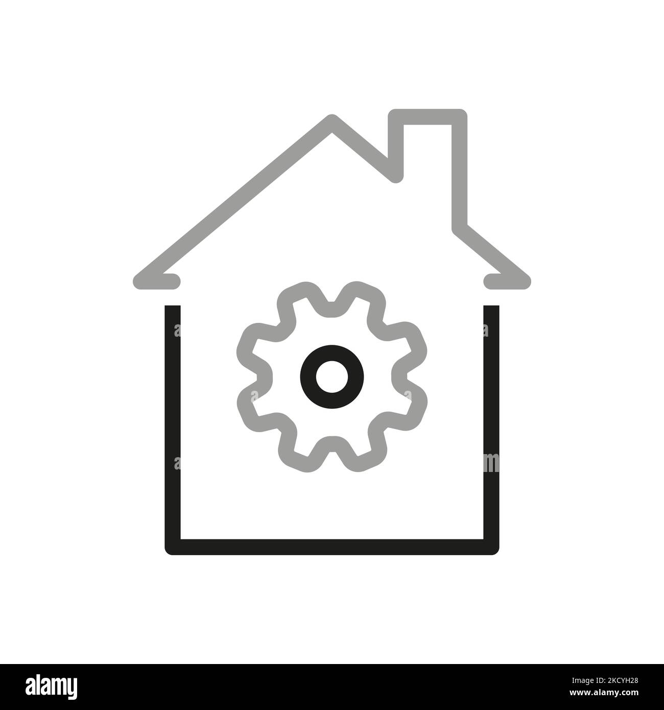 Simple vector icons related to real estate. Repair and tuning icon ...