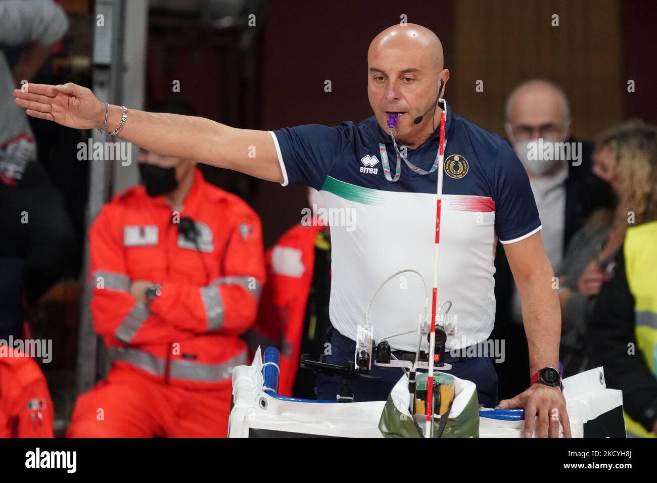 cesare stefano (arbitro legavolley) during the Volleyball Italian Serie ...