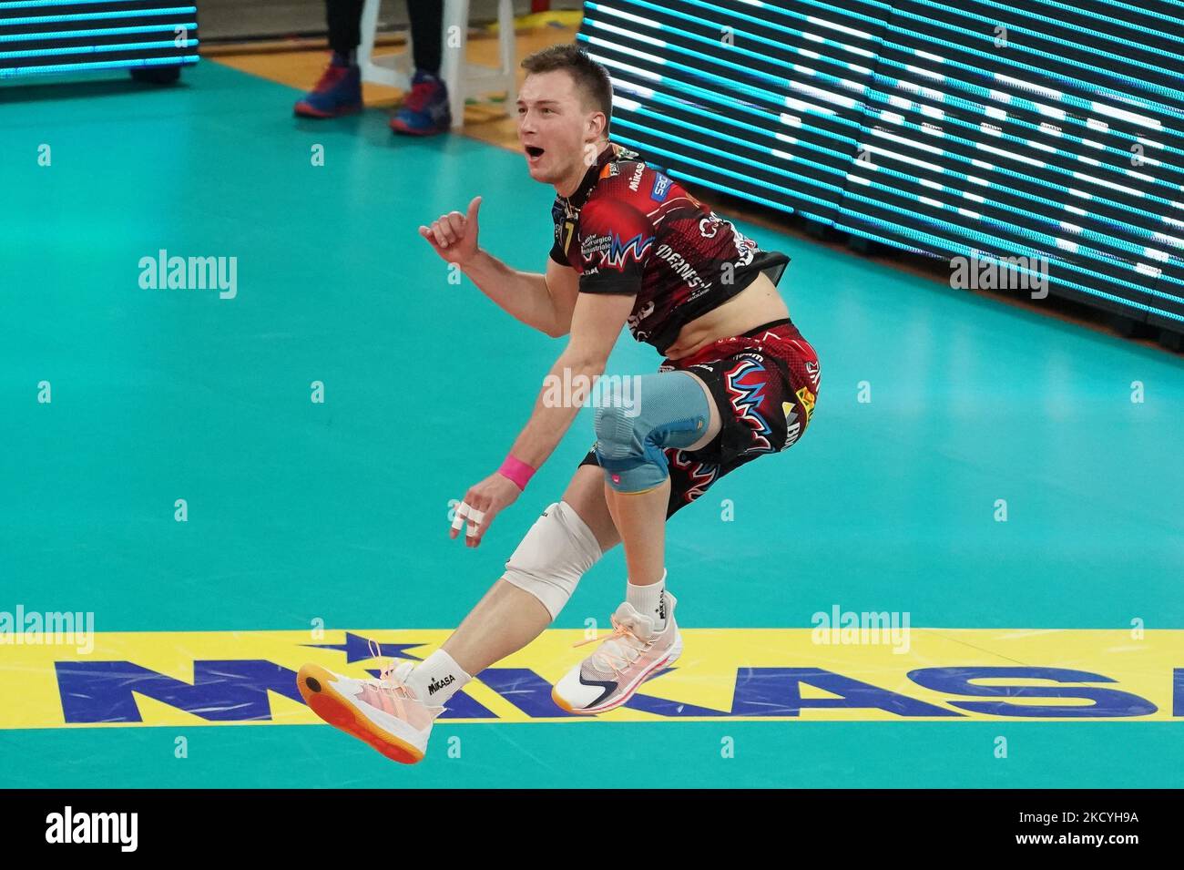 oleh plotnytskyi (n.17 sir safety conad perugia) during the Volleyball Italian Serie A Men ...