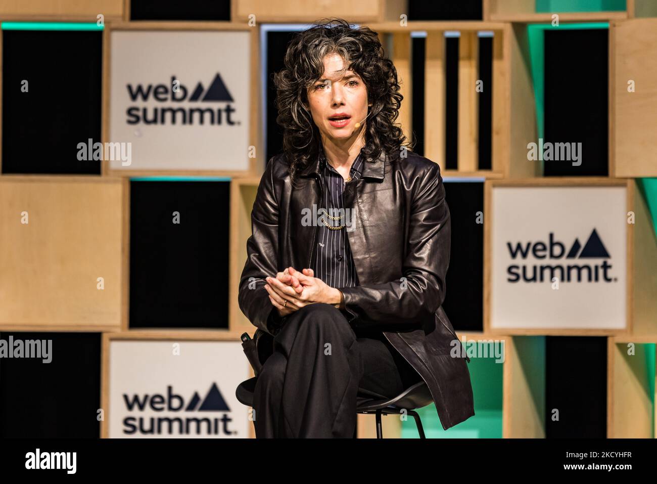 Lisbon, Portugal. 04th Nov, 2022. Meredith Whittaker, President at ...