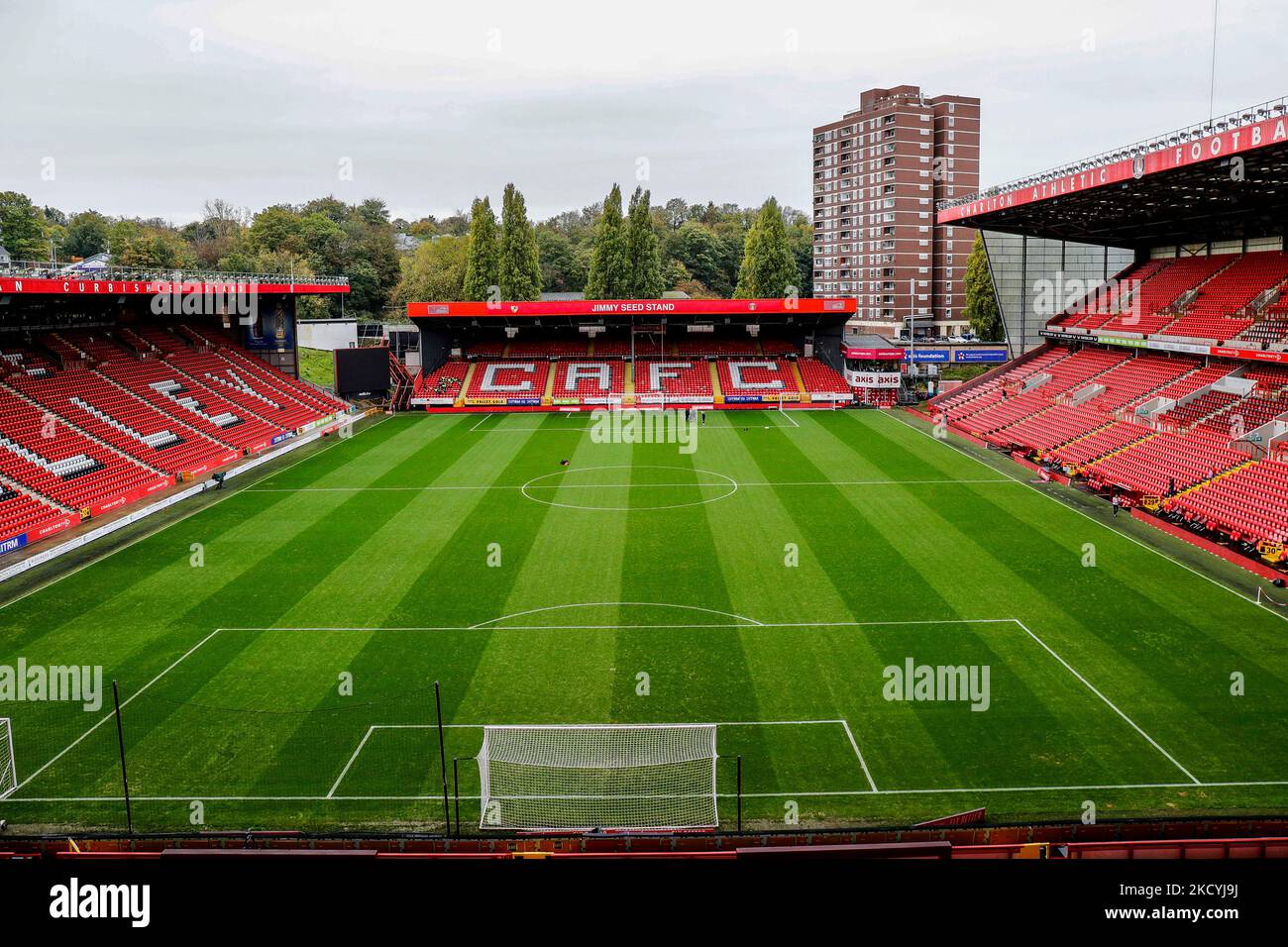 A general view of the stadium before the Emirates FA Cup first round ...