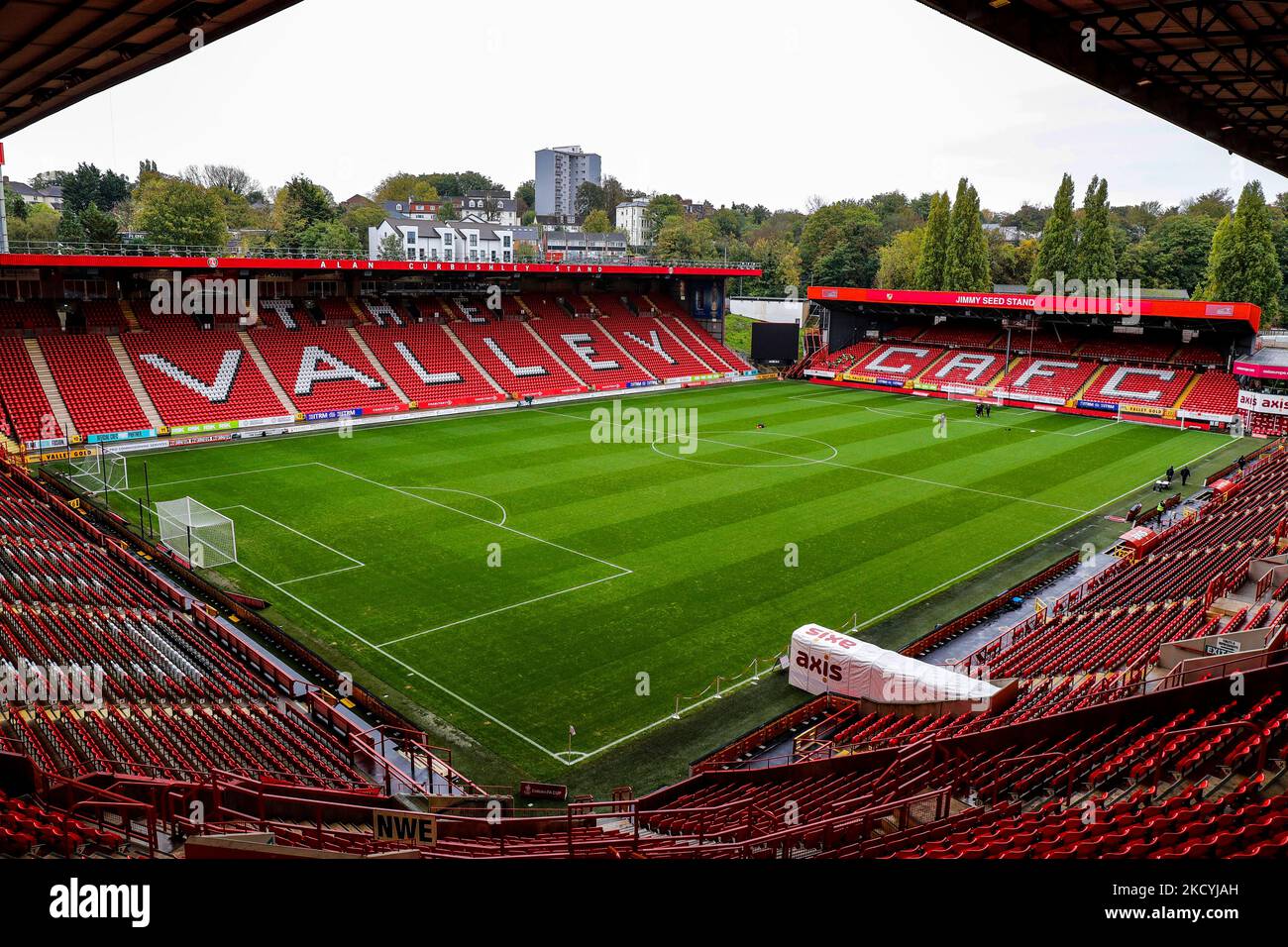 A general view of the stadium before the Emirates FA Cup first round ...