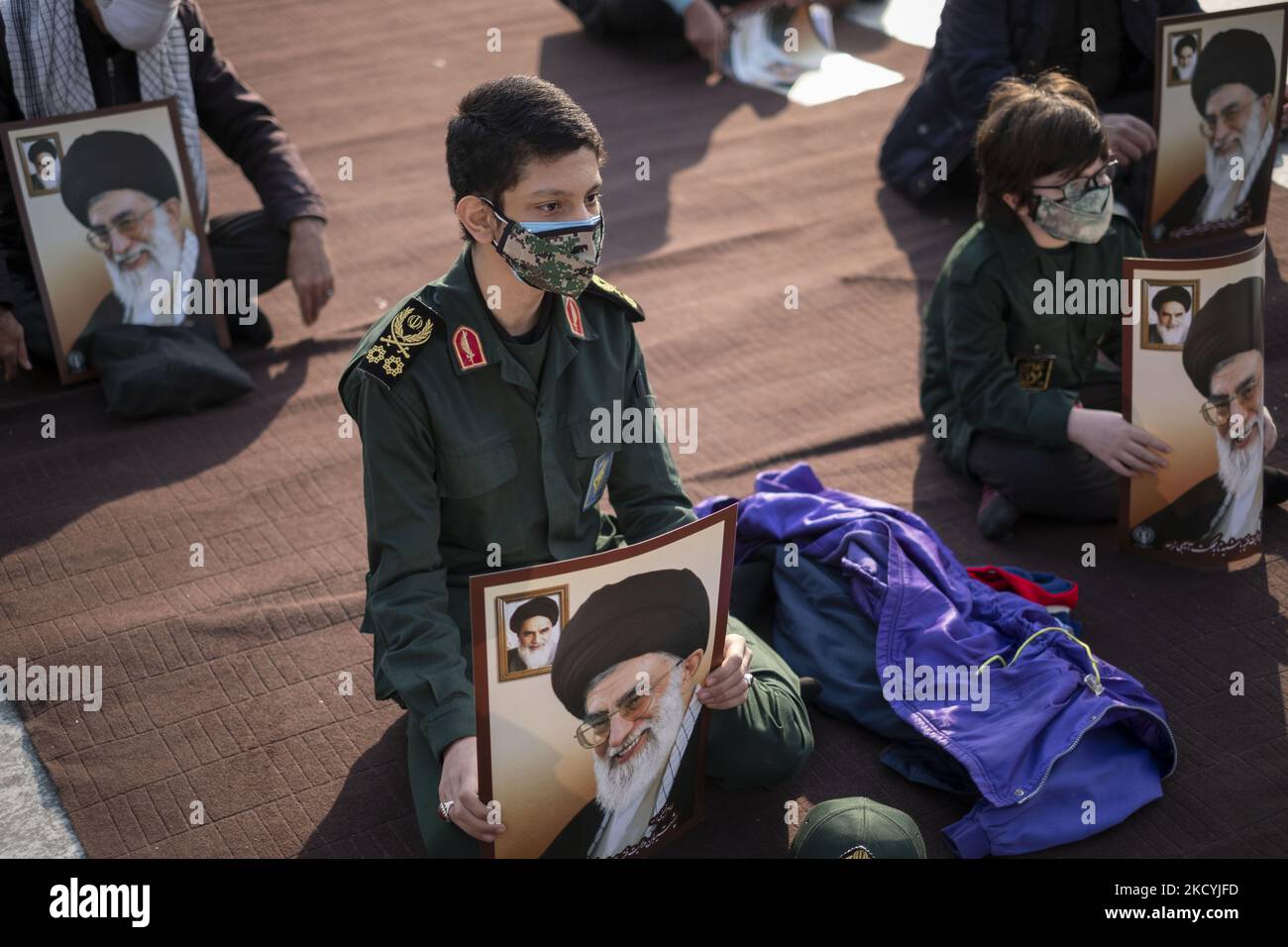 Portrait of irans supreme leader ayatollah ali khamenei hi-res stock ...