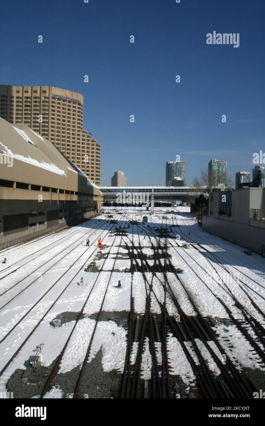 Aerial view toronto union station hi-res stock photography and images ...