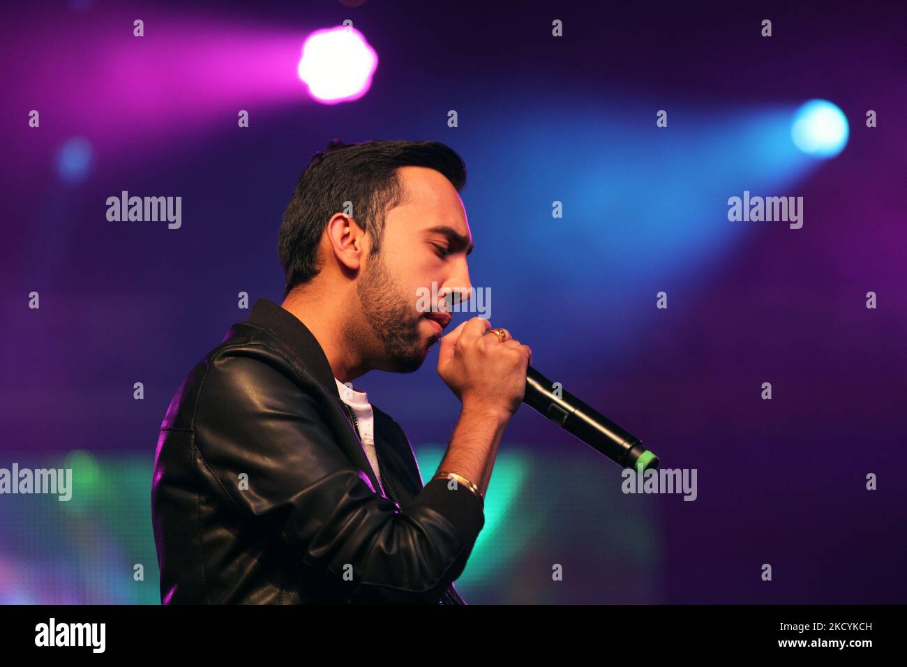 Indo-Canadian singer the PropheC performs during the South Asian Summer ...