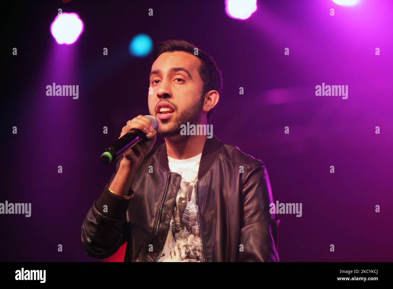 Indo-Canadian singer the PropheC performs during the South Asian Summer ...