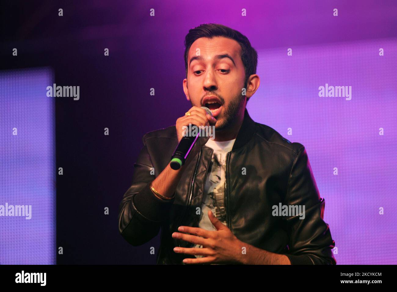 Indo-Canadian singer the PropheC performs during the South Asian Summer ...
