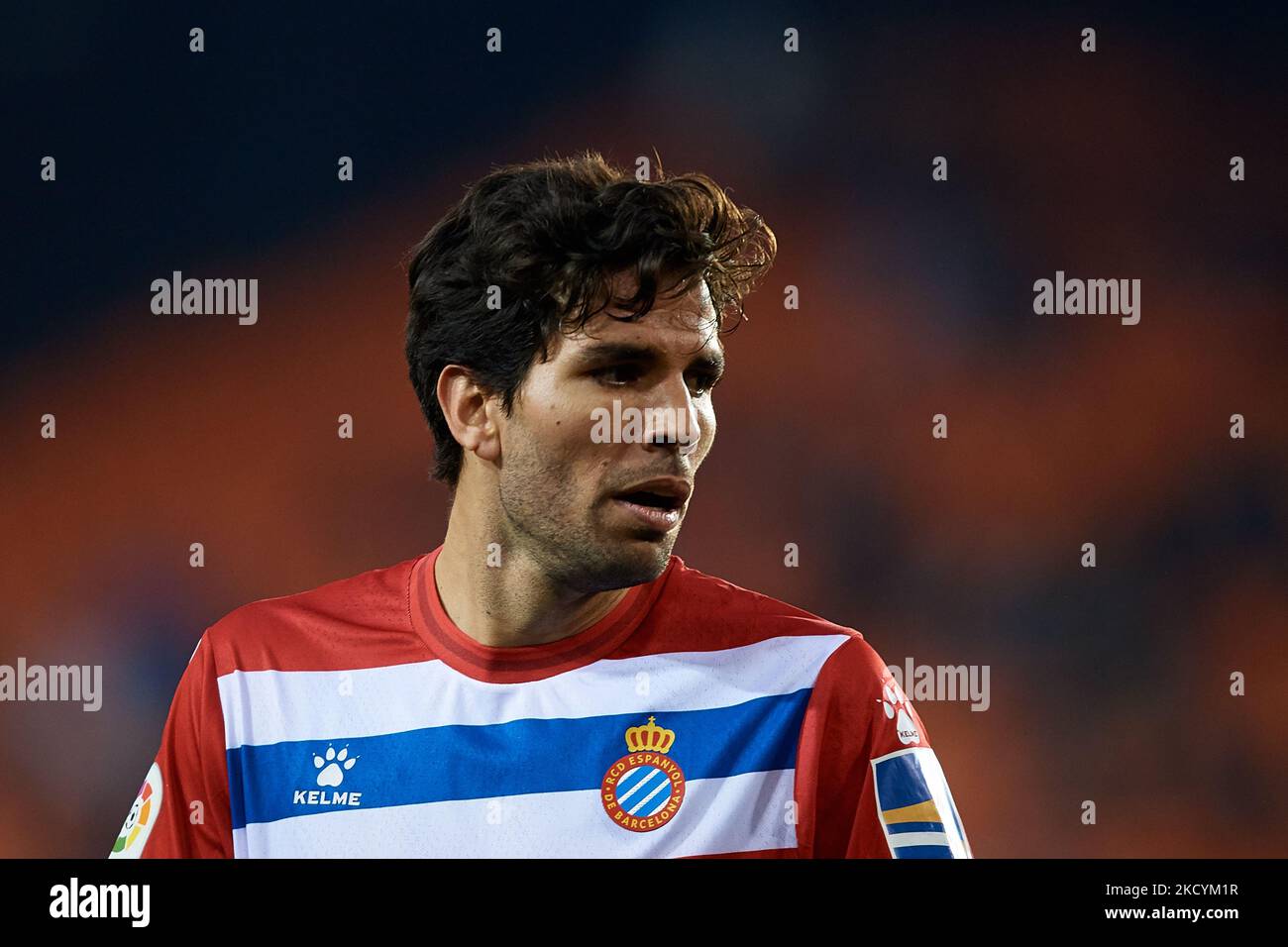 Leandro Daniel Cabrera of RCD Espanyol looks on during the La Liga ...