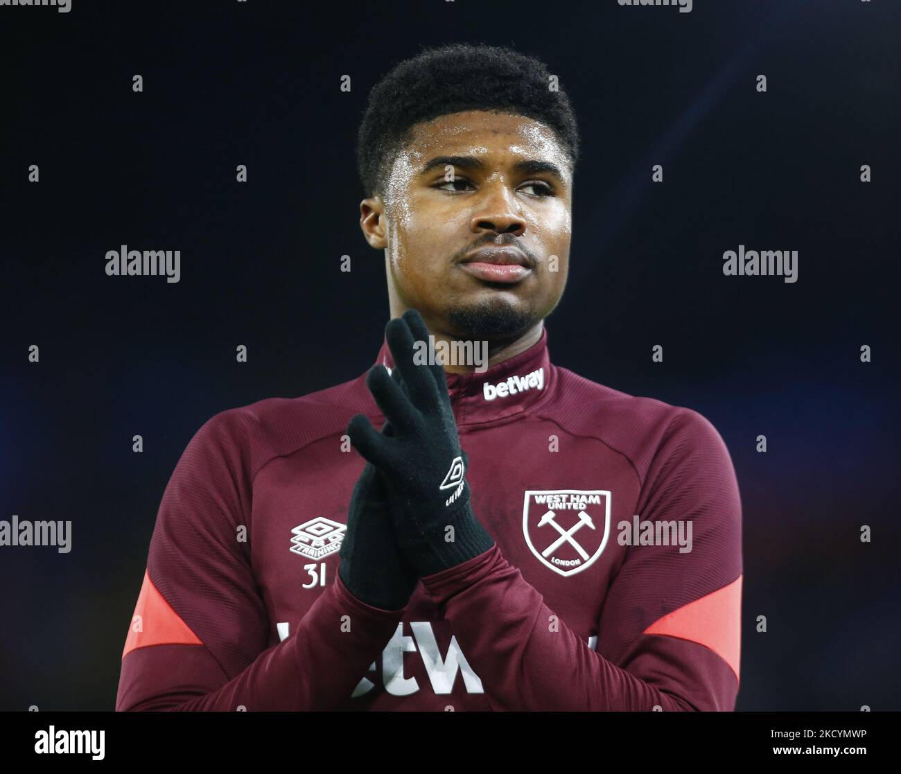 West Ham United's Ben Johnson during Premier League between Crystal ...