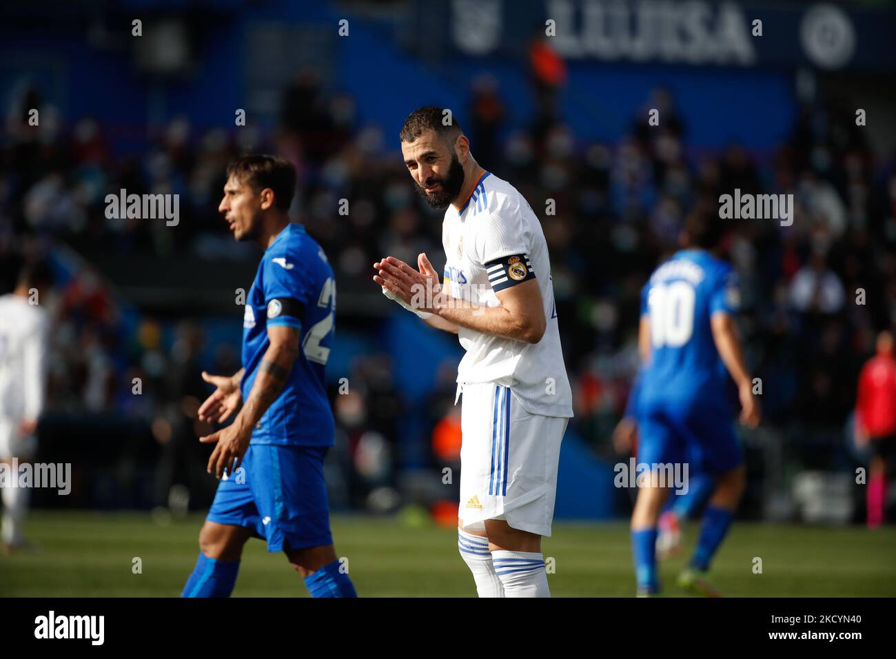 Karim Benzema of Real Madrid during the La Liga match between Getafe CF ...